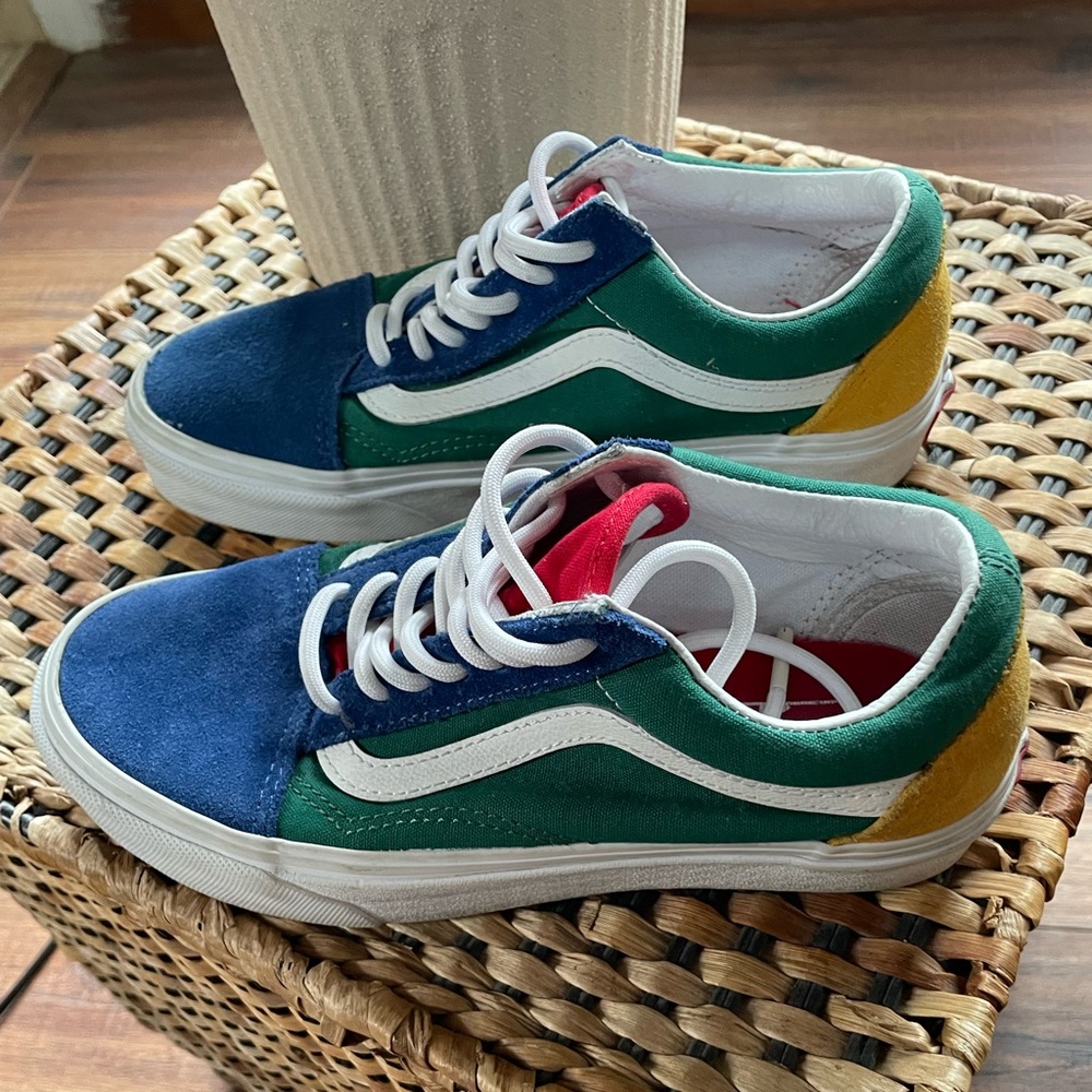 Vans Primary Color Block Shoes - Gem